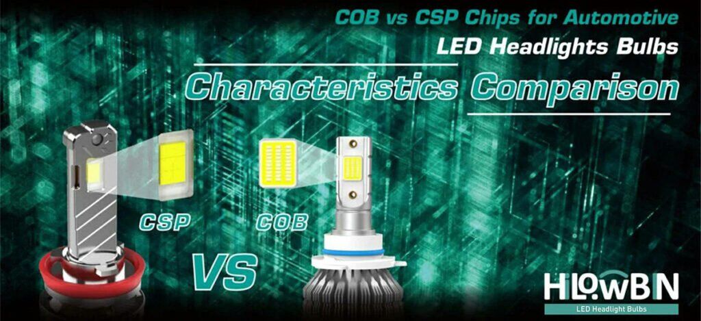 COB vs CSP Chips for Automotive LED Headlights Bulbs: Characteristics ...